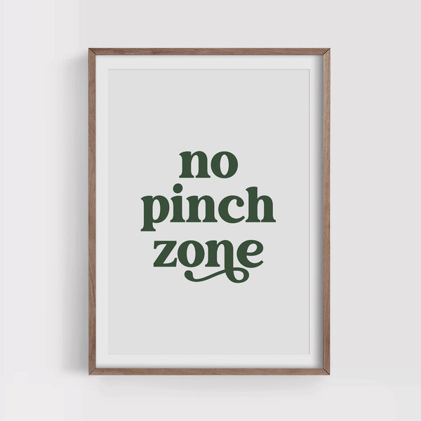No Pinch Zone Print - Little Folk Printables