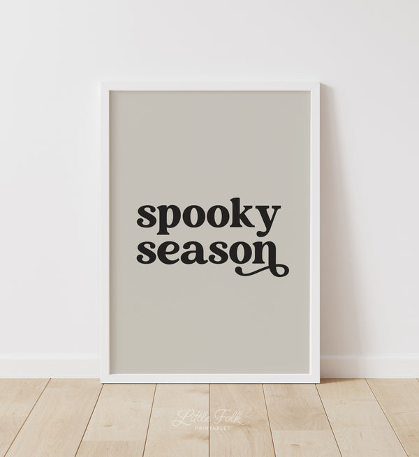 Spooky Season Print - Little Folk Printables