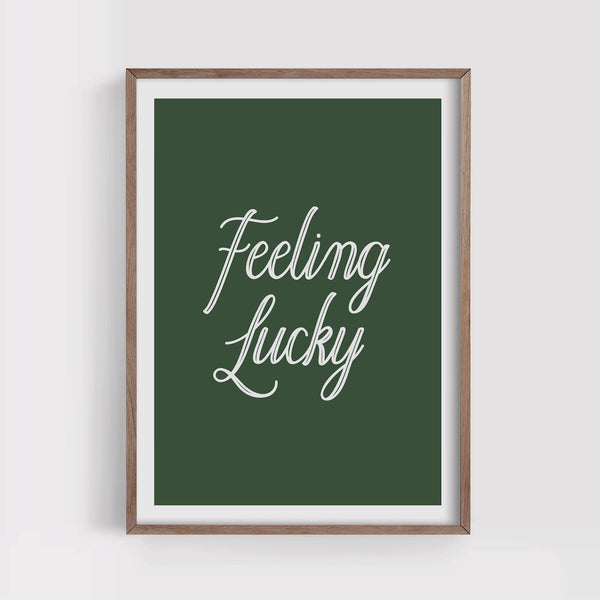 Feeling Lucky Print - Little Folk Printables