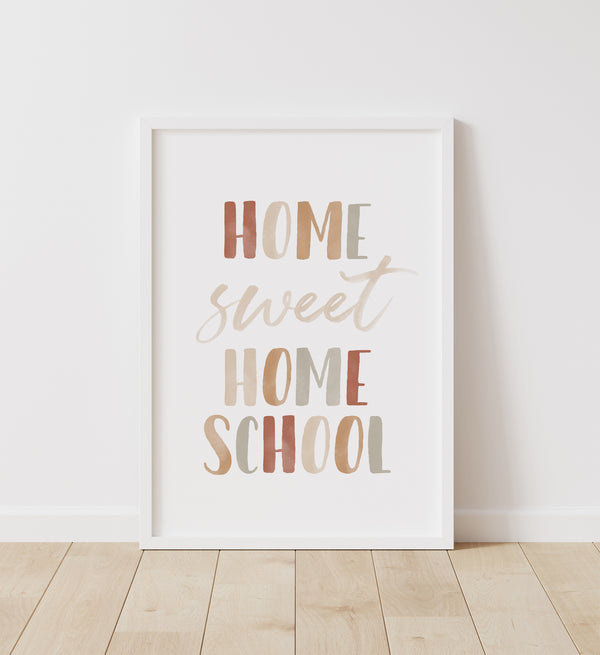 Home Sweet Homeschool Print - TCCP - Little Folk Printables