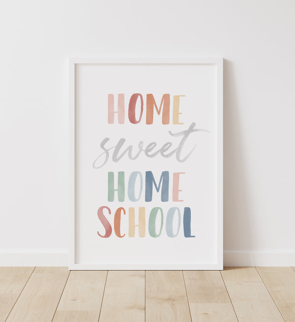 Home Sweet Homeschool Print - MRCP - Little Folk Printables