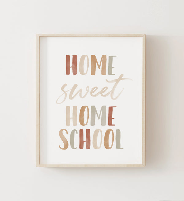Home Sweet Homeschool Print - TCCP - Little Folk Printables
