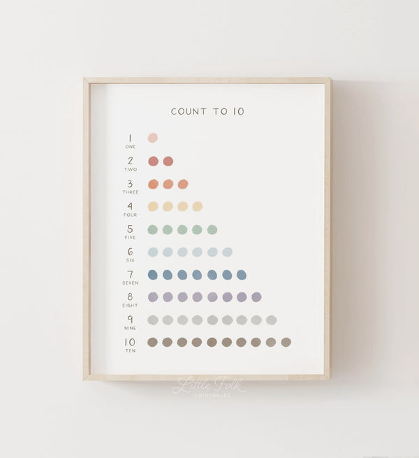 Count to 10 Print - MRCP - Little Folk Printables