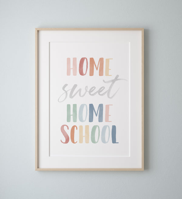 Home Sweet Homeschool Print - MRCP - Little Folk Printables