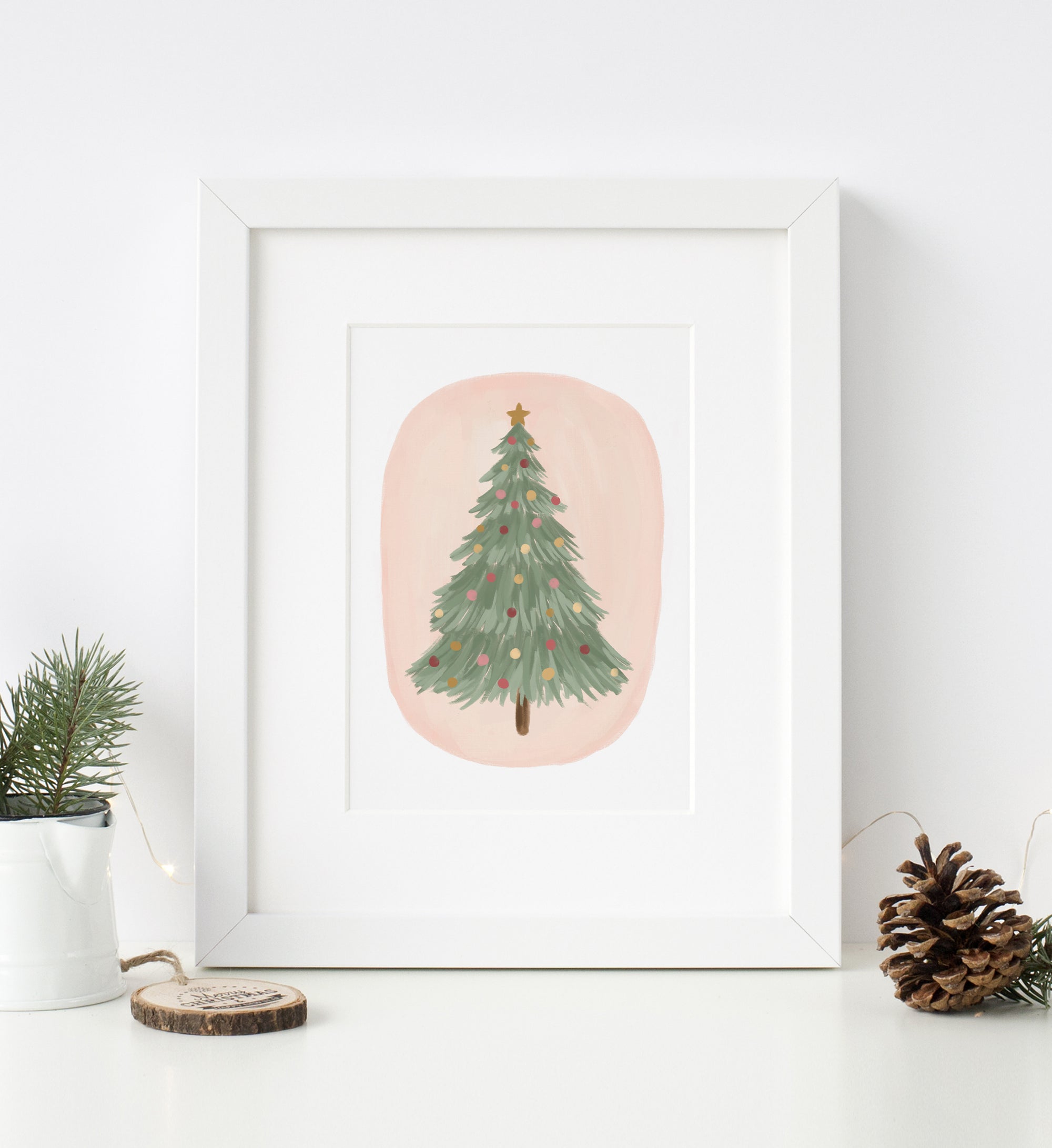 Green Christmas Tree Print - Little Folk Printables